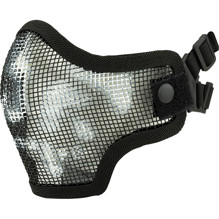 Half Face Mesh Skull Mask Black Viper Tactical - Airsoft Zone UK